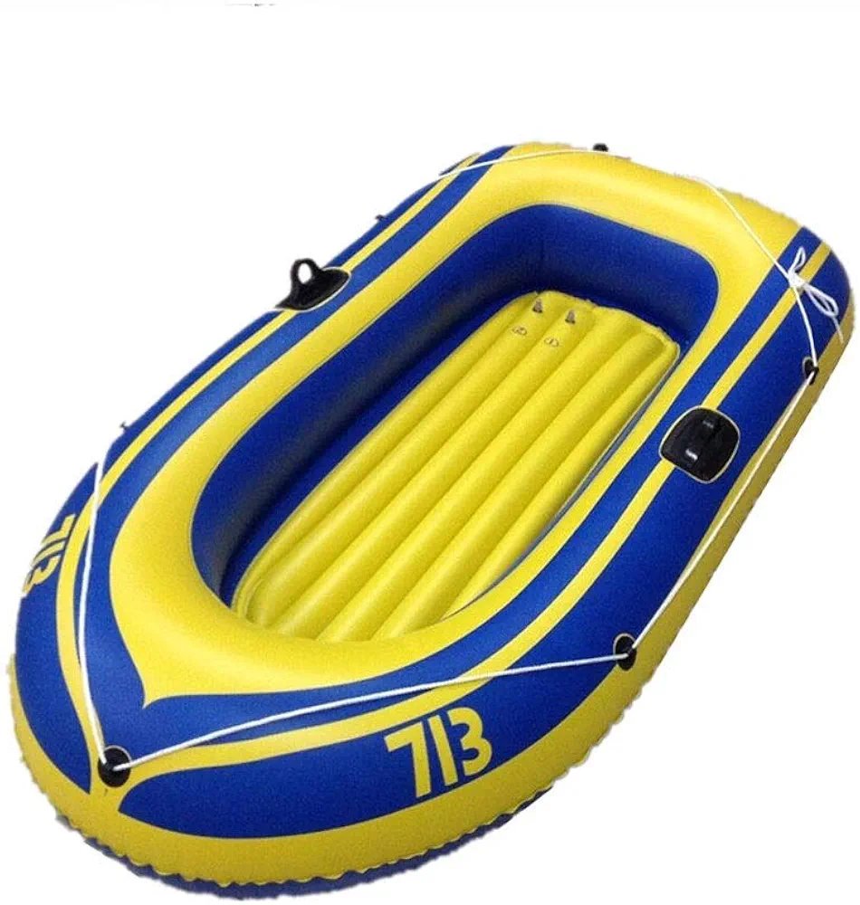 Inflatable Boat Set with Oars – Inflatable PVC Fish Boat | PressPlay Tech